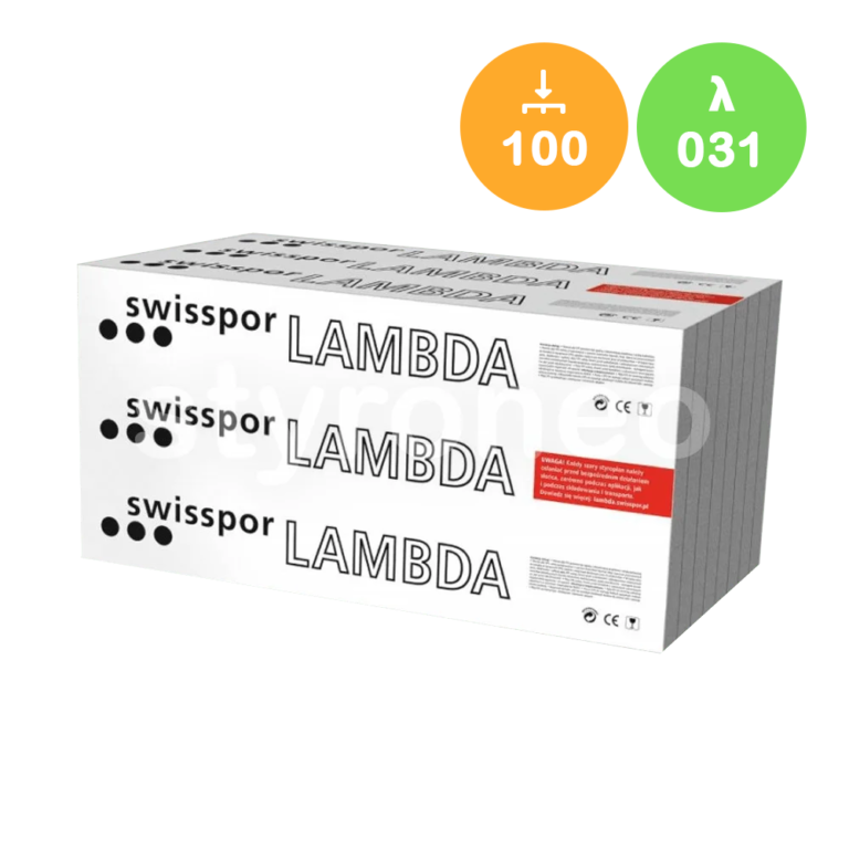 Swisspor Lambda 100 Dach Podłoga - styropian grafitowy EPS 100